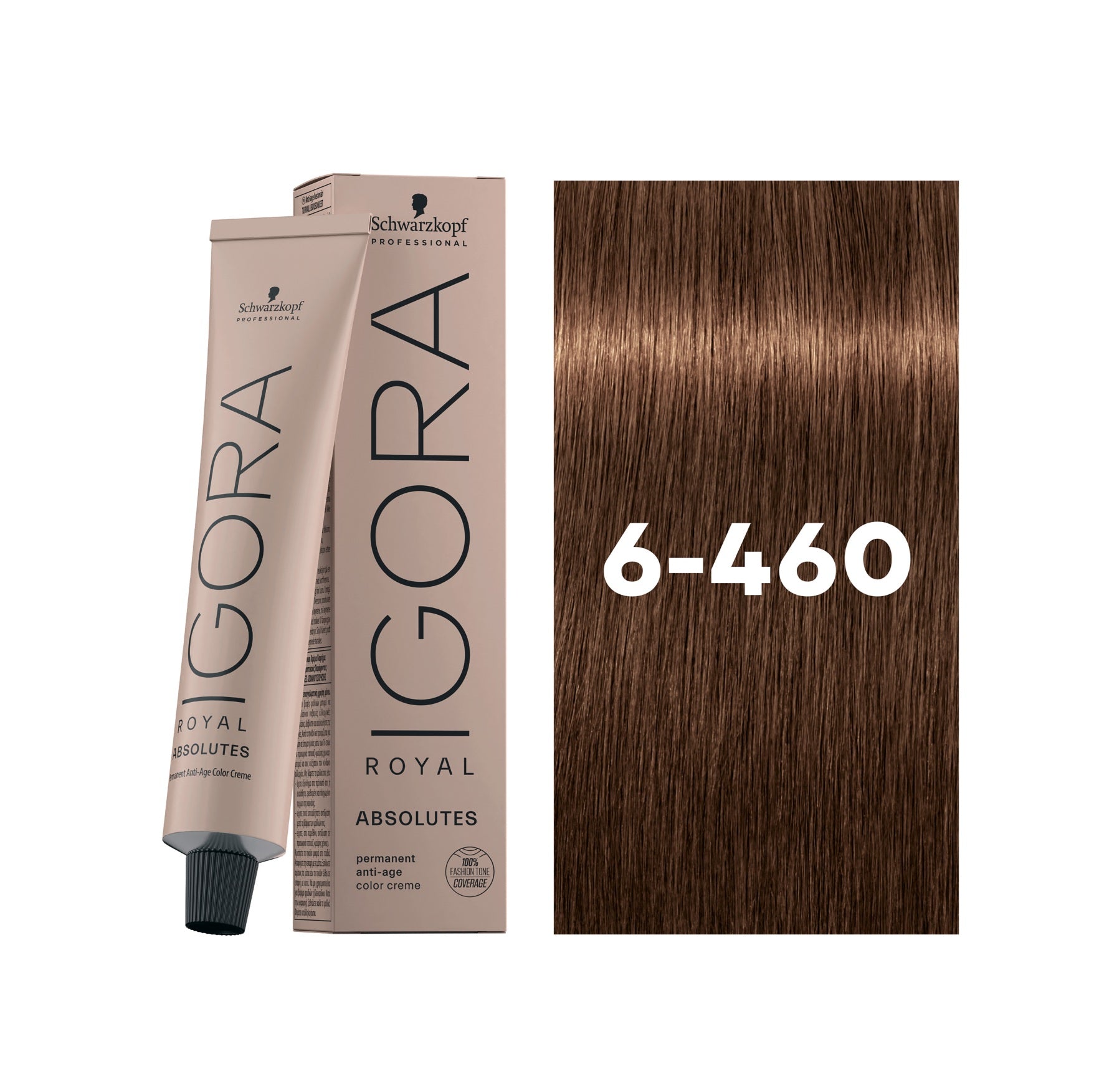 IGORA ROYAL ABSOLUTES Permanent Hair Color 6-460 Dark Blonde Beige Cho ...